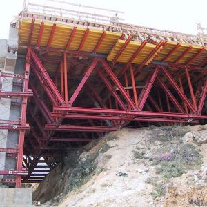 Coffrage de chevêtre - Pont sur le fleuve Ozama (Saint-Domingue ...